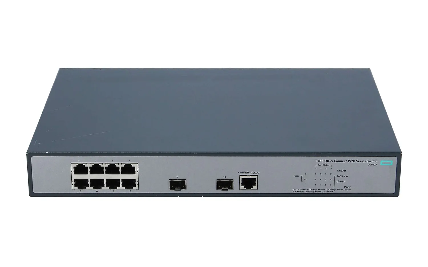 HPE JG922AR OfficeConnect 1920 Series 1920-8G-PoE+ 8 x RJ-45 Ports PoE+ ...