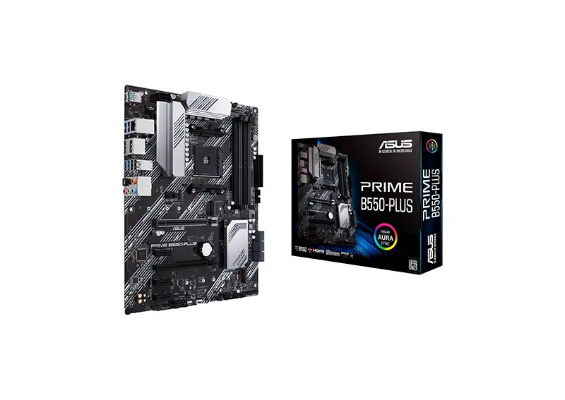 Asus PRIME B550-PLUS Socket AM4 AMD B550 Chipset ATX System Board ...